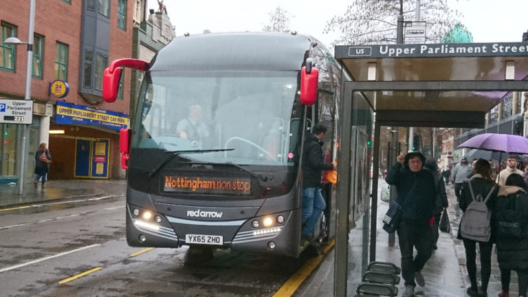 Bus Route Review – Trent Barton Red Arrow - TravelsByAdam.com